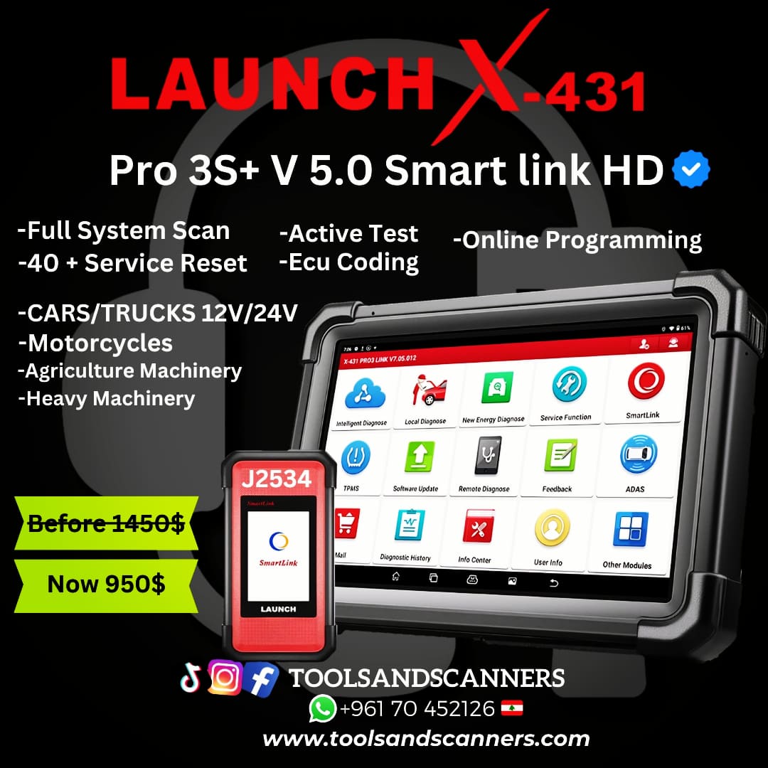 Launch x431 Pro 3s+ V5.0 Smart link HD